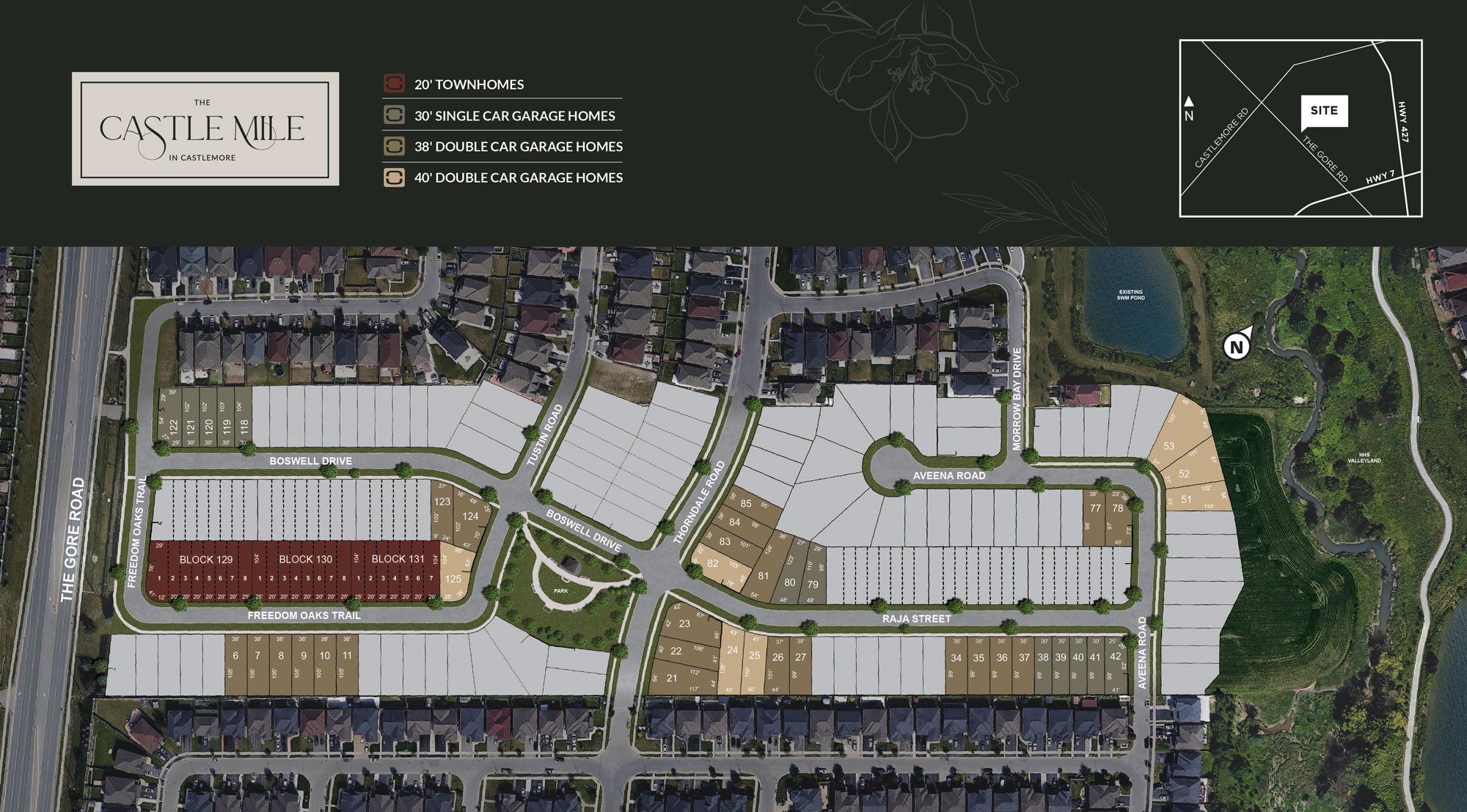 The Castle Mile in Castlemore | Site Plan